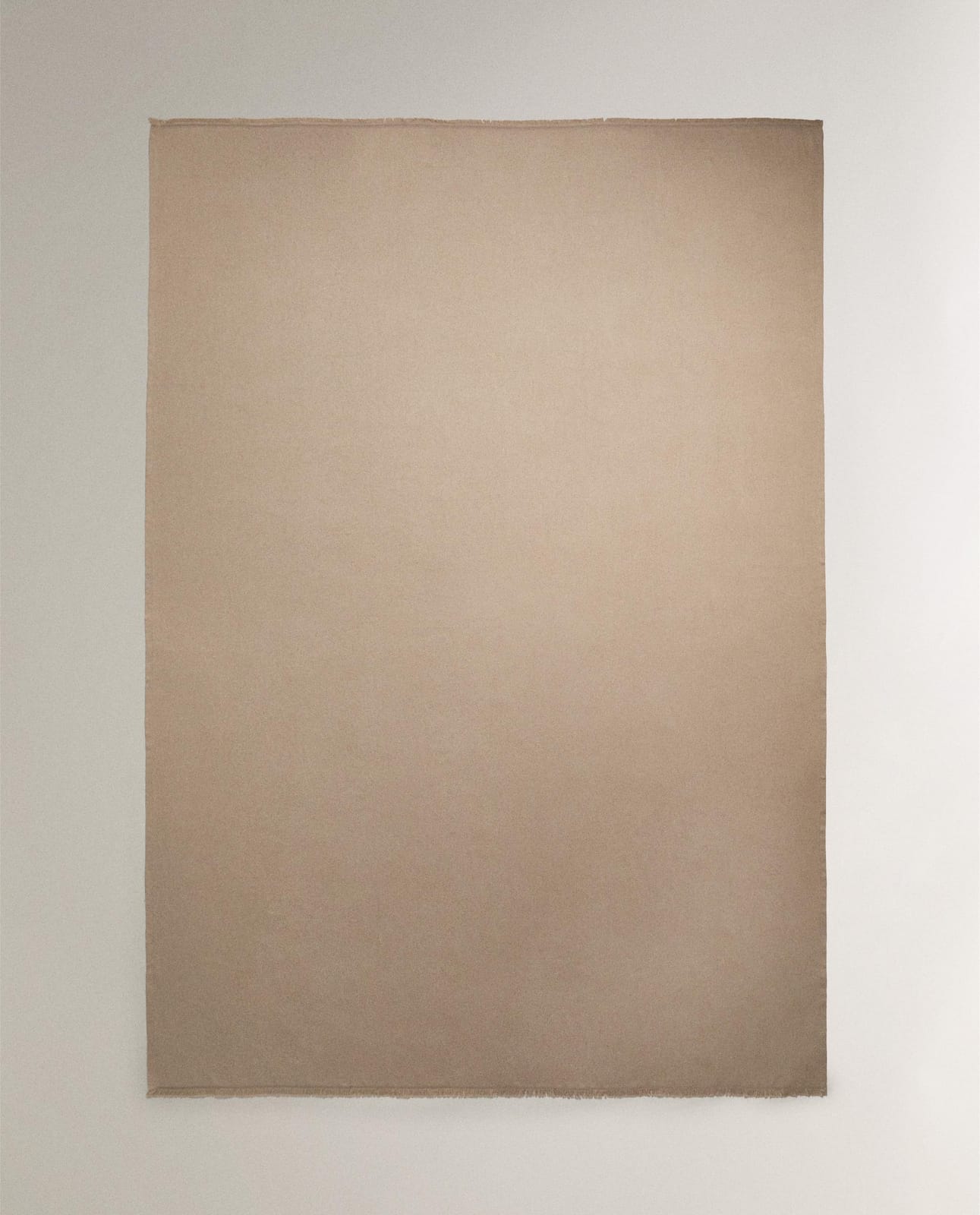 Плед ZARA HOME многофункциональный гладкий, светло-бежевый, 230 x 250 см 2379/004/052-19