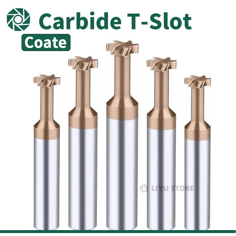 Фреза из сплава вольфрама и кобальта T Slot Milling Cutter 3-12 мм d 4mm, 0.3mm