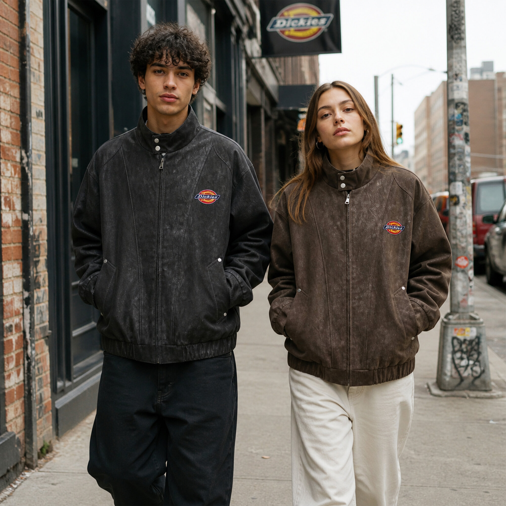 Куртка кожаная Dickies