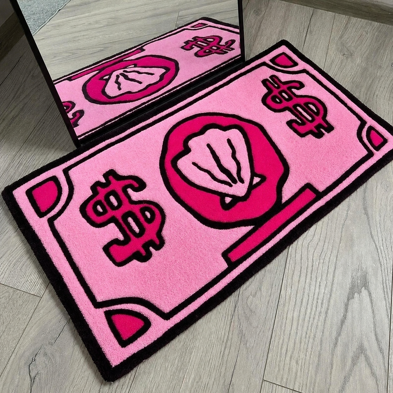 Розовый, коврик для монет, Губка Боб Квадратные штаны, 50x80 см