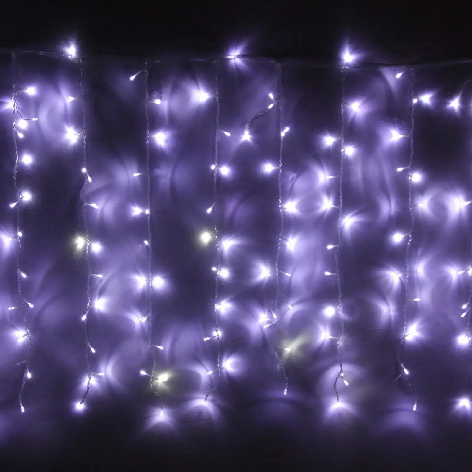 Гирлянда для дома занавес «Мерцание» ш1,5* в2,5 м 360 LED, IP-20, Белый (возм. соединения)