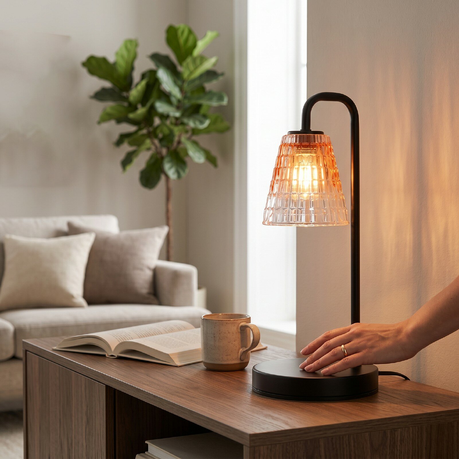 Лампа для подогрева свечей с таймером цикла, регулируемым по трем режимам затемнения, Восковая свеча для спальни, Салона красоты