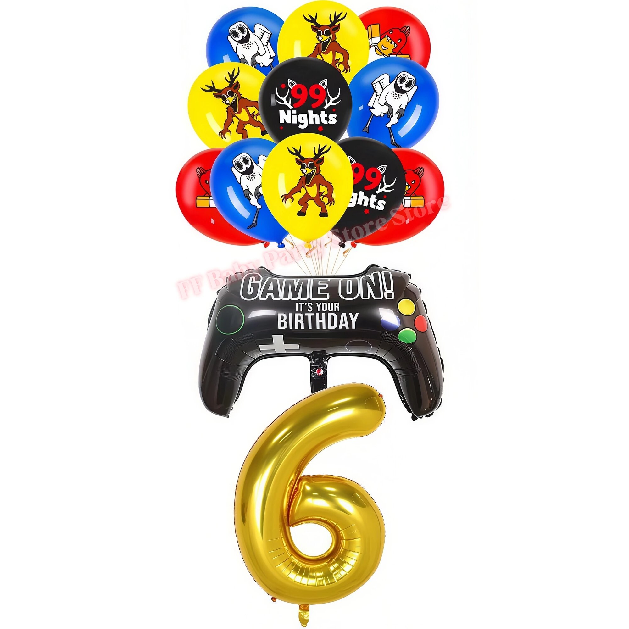 Набор для дня рождения «99 ночей в лесу» Hasbro Balloon set-6