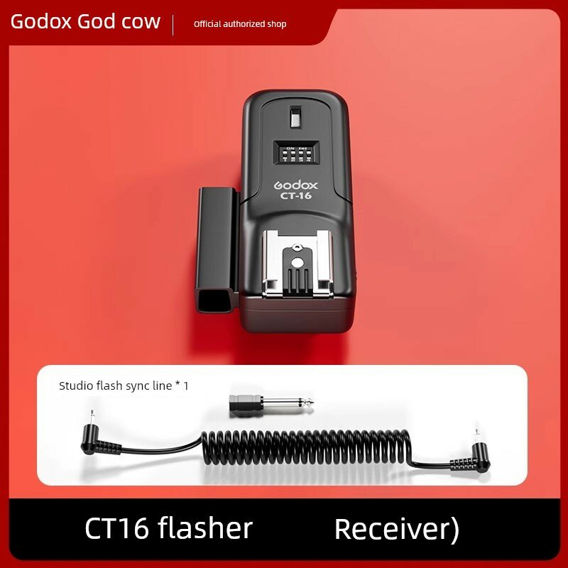 Godox CT-16 одиночный приемник беспроводного вспышечного триггера для Canon/Nikon, совместим с TT520II