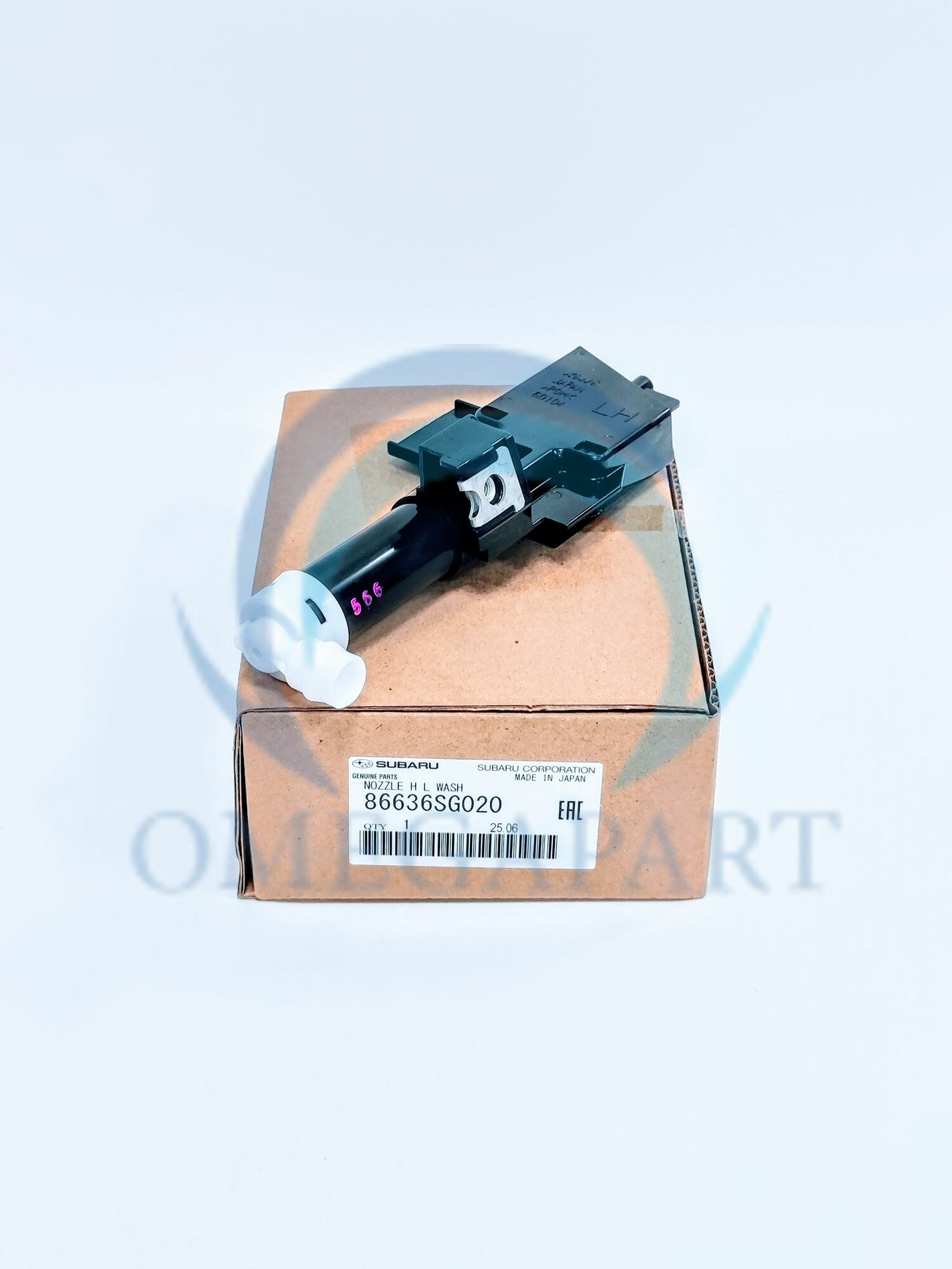 Форсунка омывателя левой фары, Subaru 86636SG020