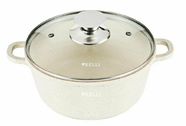 Кастрюля 1.5л Kelli KL-4714-16 бежевый