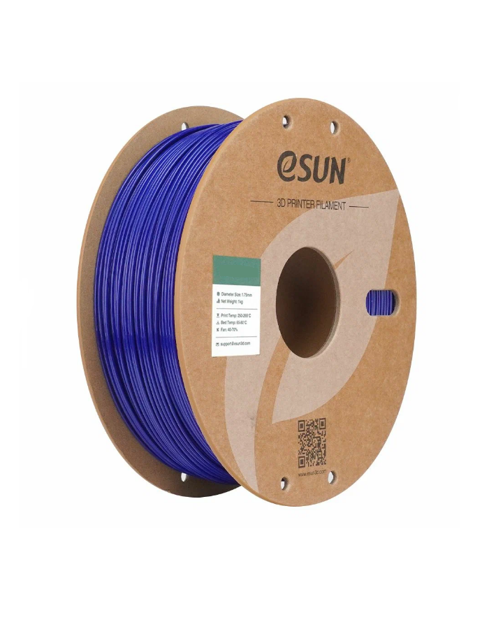 Катушка пластика ESUN PETG-Lite Basic, 1.75 мм, 1 кг, синий PETG-BASIC175U1P1
