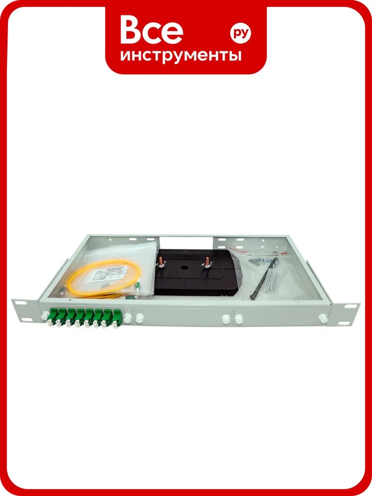 Кросс НК-Групп в стойку 19” 1u-ru24-lc/apc-8d-16-1 - в комплектации на 16 портов 1ULCA8d