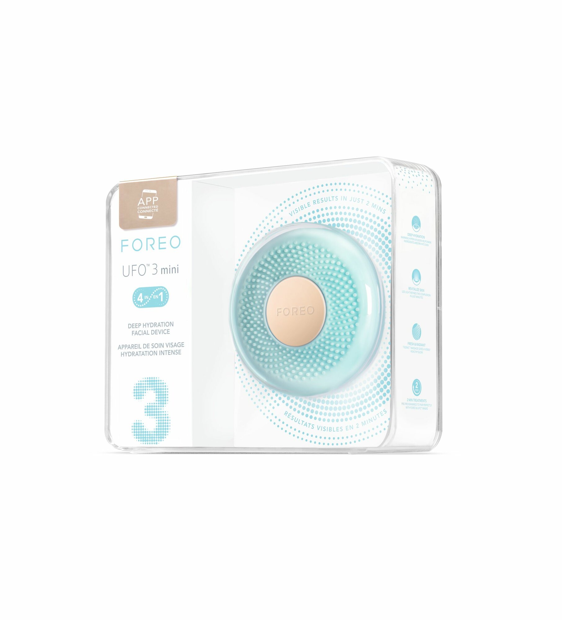 FOREO UFO 3 mini LED-девайс с термотерапией для мгновенного сияния кожи