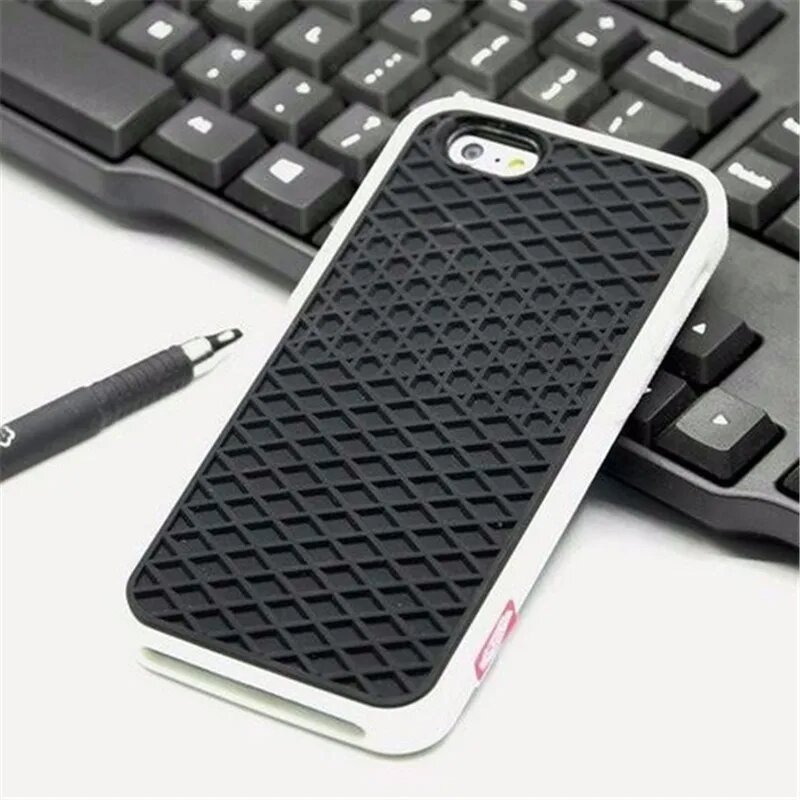 Чехол для iPhone с текстурой, черный