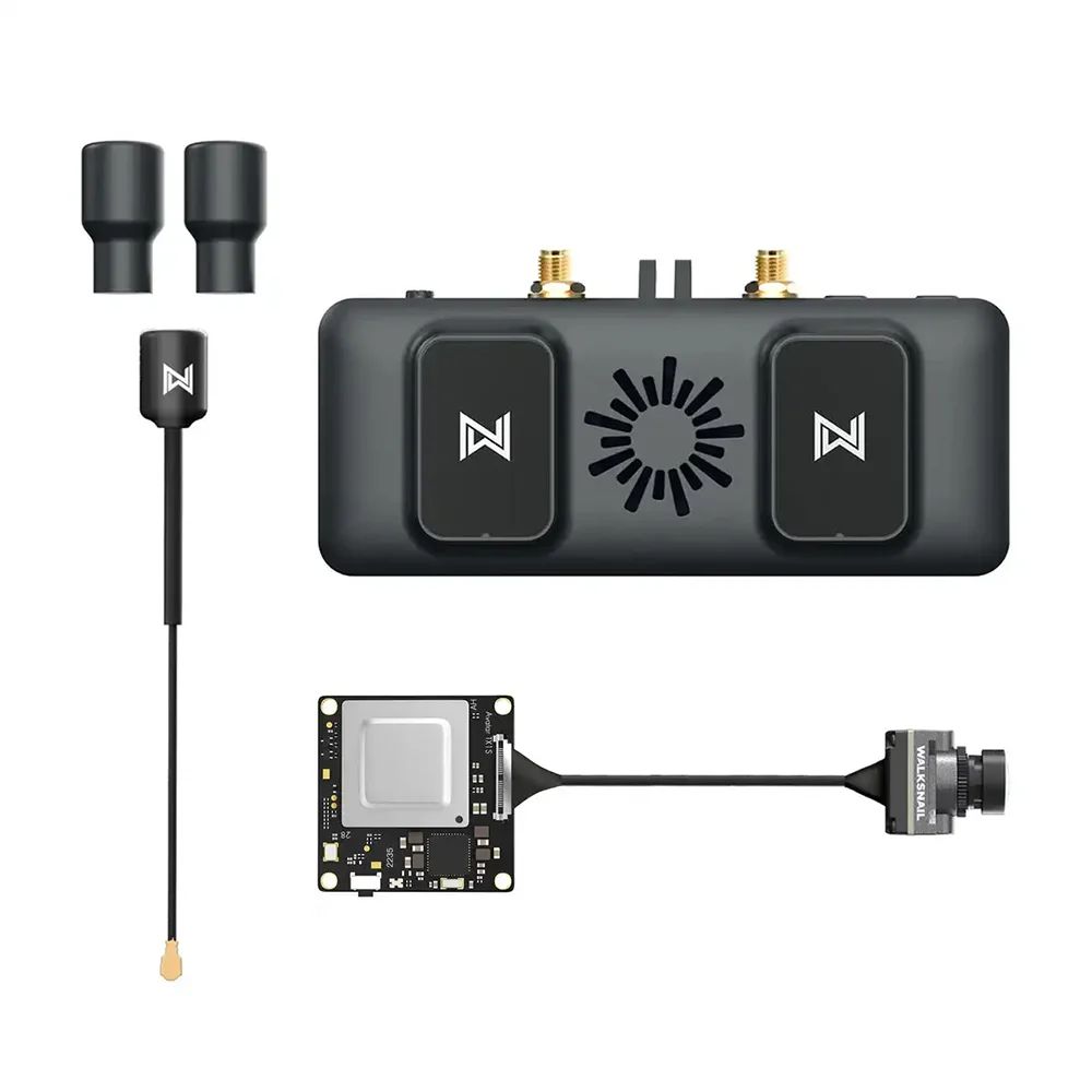 CADDXF*PV Walksnail F*PV VRX с комплектом 1S/Nano/Avatar HD/PRO, двойной камерой, объективом и цифровым видеопередатчиком для F*PV RC.