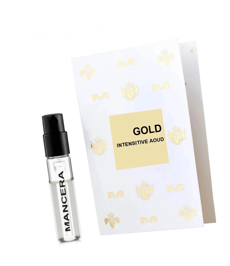 Мансера Голд Интенсив 2 мл миниатюра парфюма унисекс / Gold Intensive Aoud