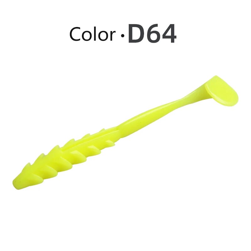 MEREDITH Цельнокорпусный Свимбейт 65мм Желтый, 80mm, Fishing Lure D64