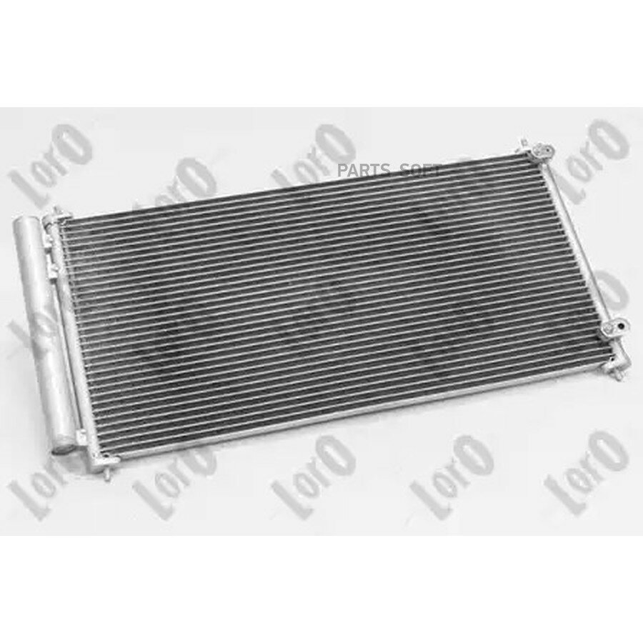 Радиатор кондиционера TOYOTA AURIS E15 07- 2.0 D4D, COROLLA E14, E15 07- 2.0 D4D, VERSO R2 08- 1.6 D4D (с осушителем) от официального дистрибьютора, LORO, артикул 0510160032