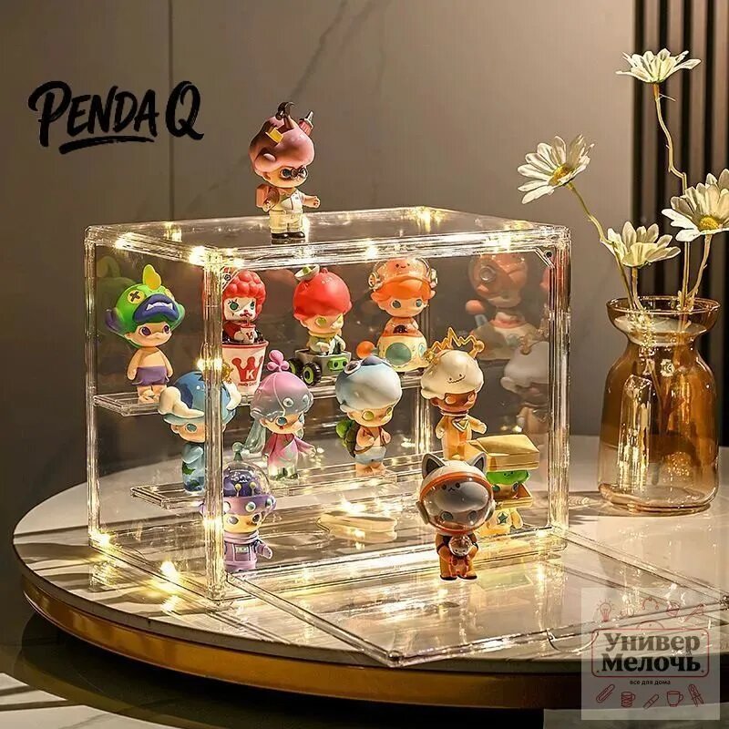 Кофр для хранения вещей 22x18x27 см 1 шт прозрачный