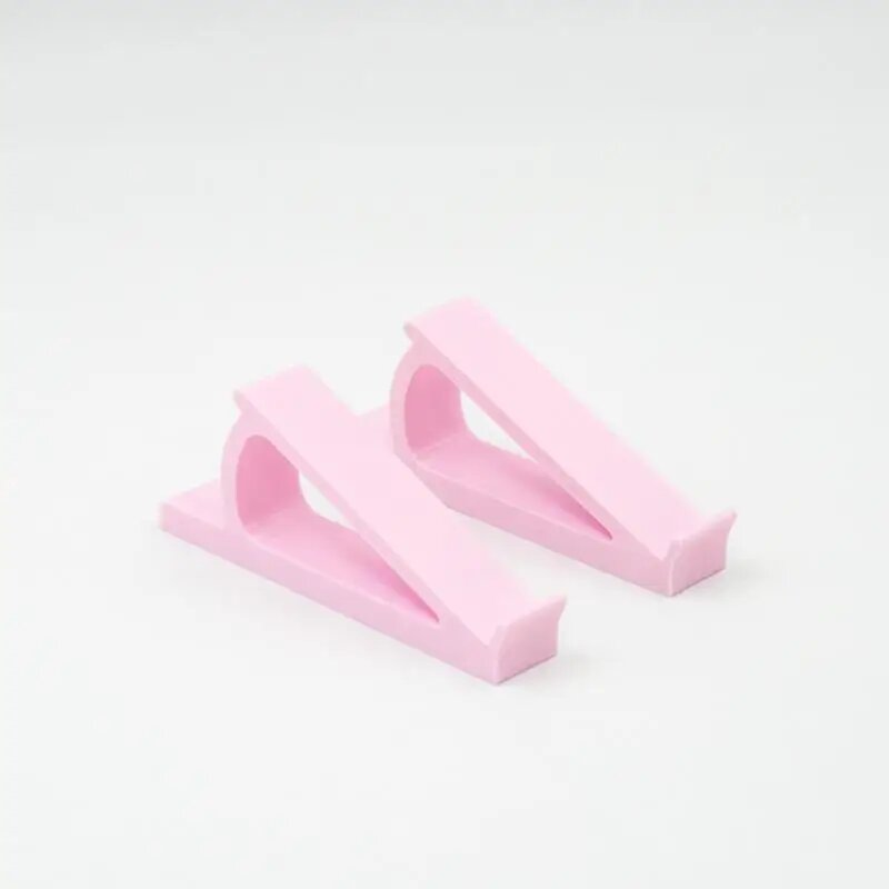 Пара регулируемых подставок для клавиатуры из пластика Розовый, Pink