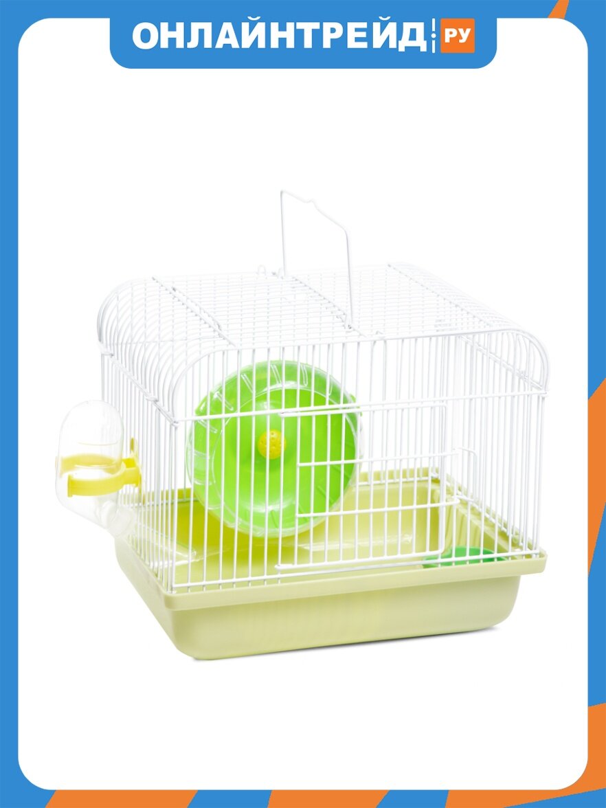 Клетка Triol YD259O для мелких животных, эмаль, оливковая, 22,5х17х19 см