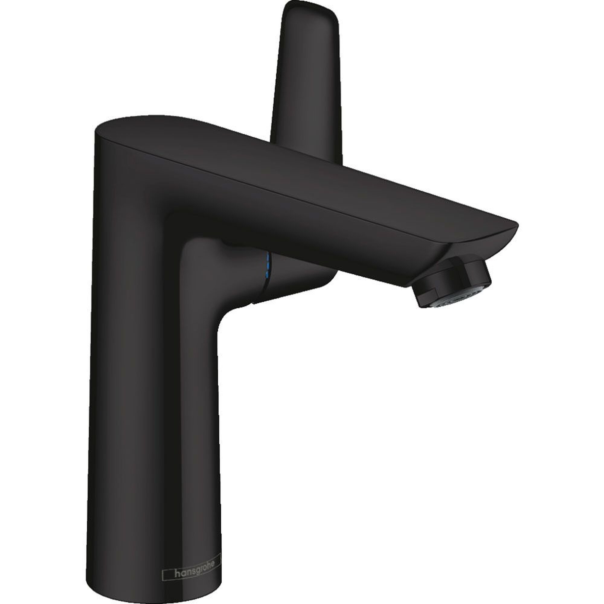 Смеситель для раковины hansgrohe Talis E 150, со сливным гарнитуром 71754670, матовый черный