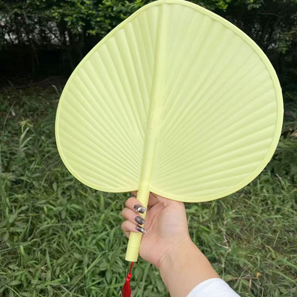 6 Штук Пластиковые Ручные Веера Переносные Летние Веера 32.00X27.00X1.00Cm