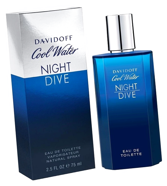 Туалетная вода Davidoff Cool Water Night Dive для мужчин 75 мл - Давыдов Кул Вотер Найт Дайв