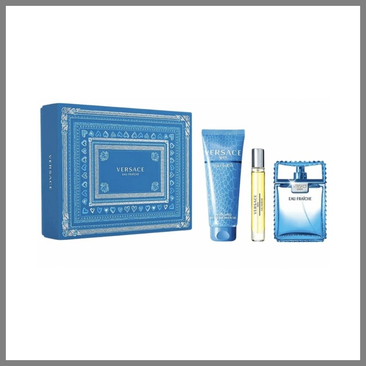 Versace Eau Fraiche набор (Edt 100мл +10мл + Гель для душа 150мл)