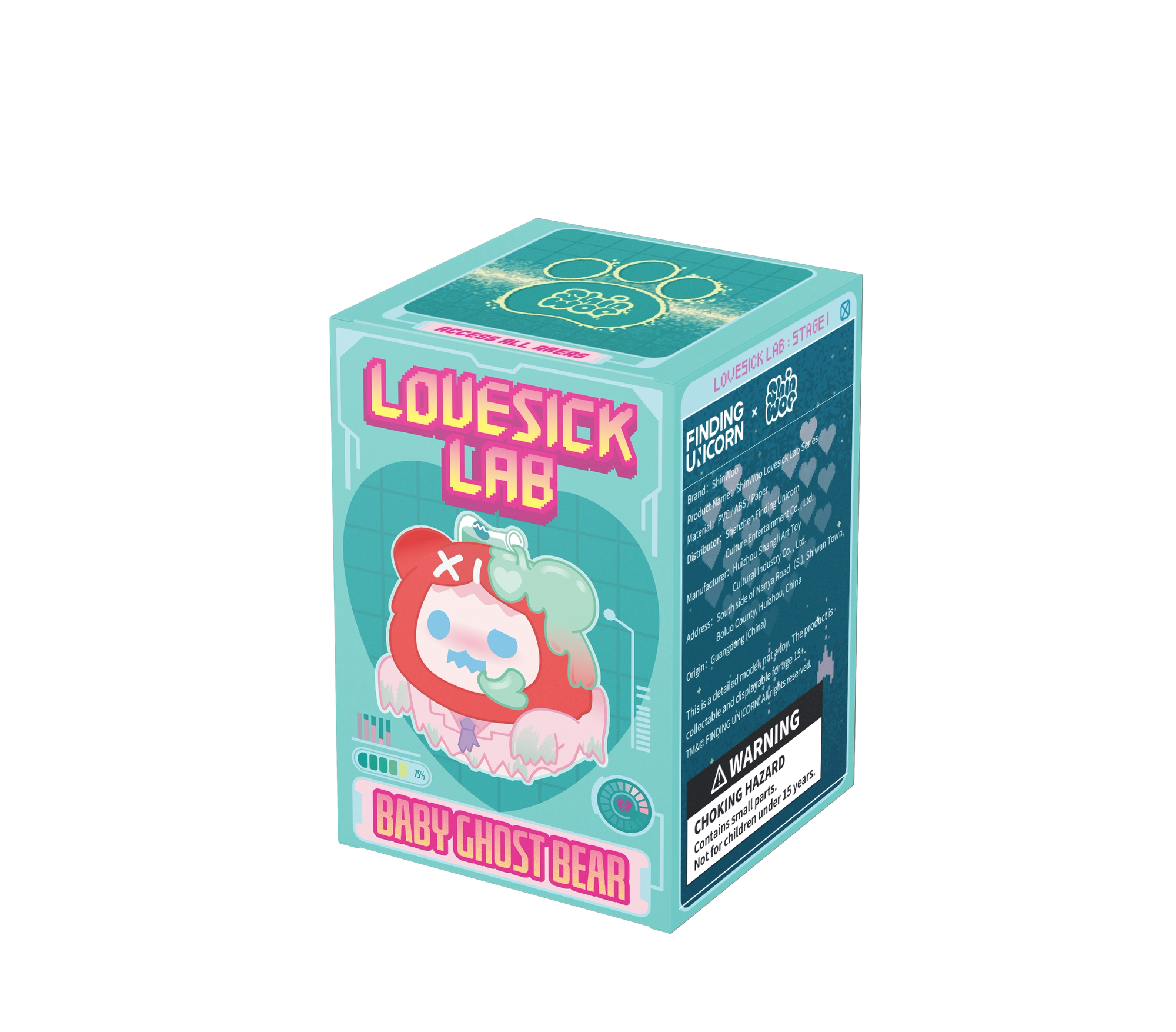 Слепая коробка с фигуркой призрака-медведя из серии «Любовь и Эксперимент» от ShinWoo, коллекционная игрушка для дома и