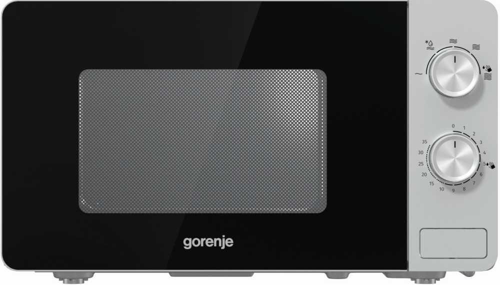 Микроволновая Печь Gorenje MO20E1S 20л. 800Вт серебристый