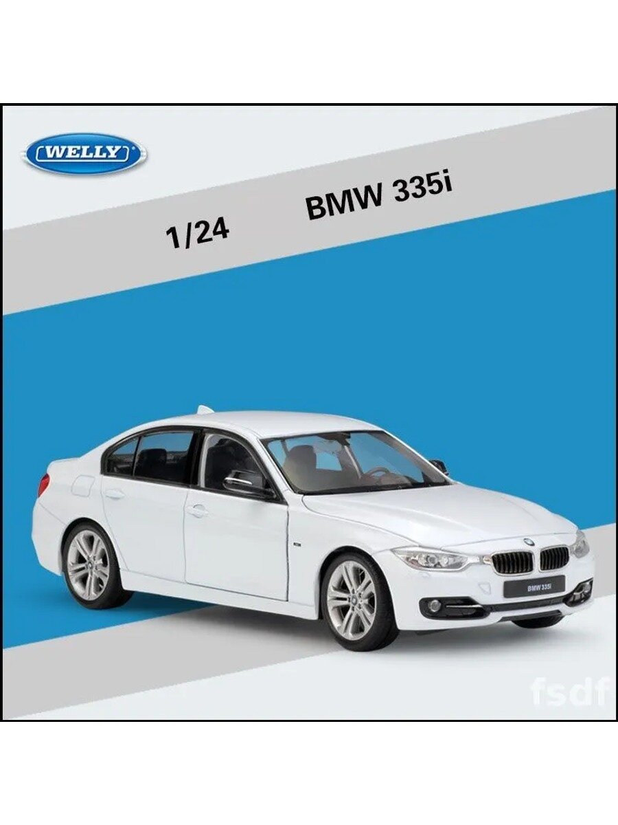 Спортивный автомобиль BMW 335i F30 в эксклюзивной масштабной модели 1:24 от Welly