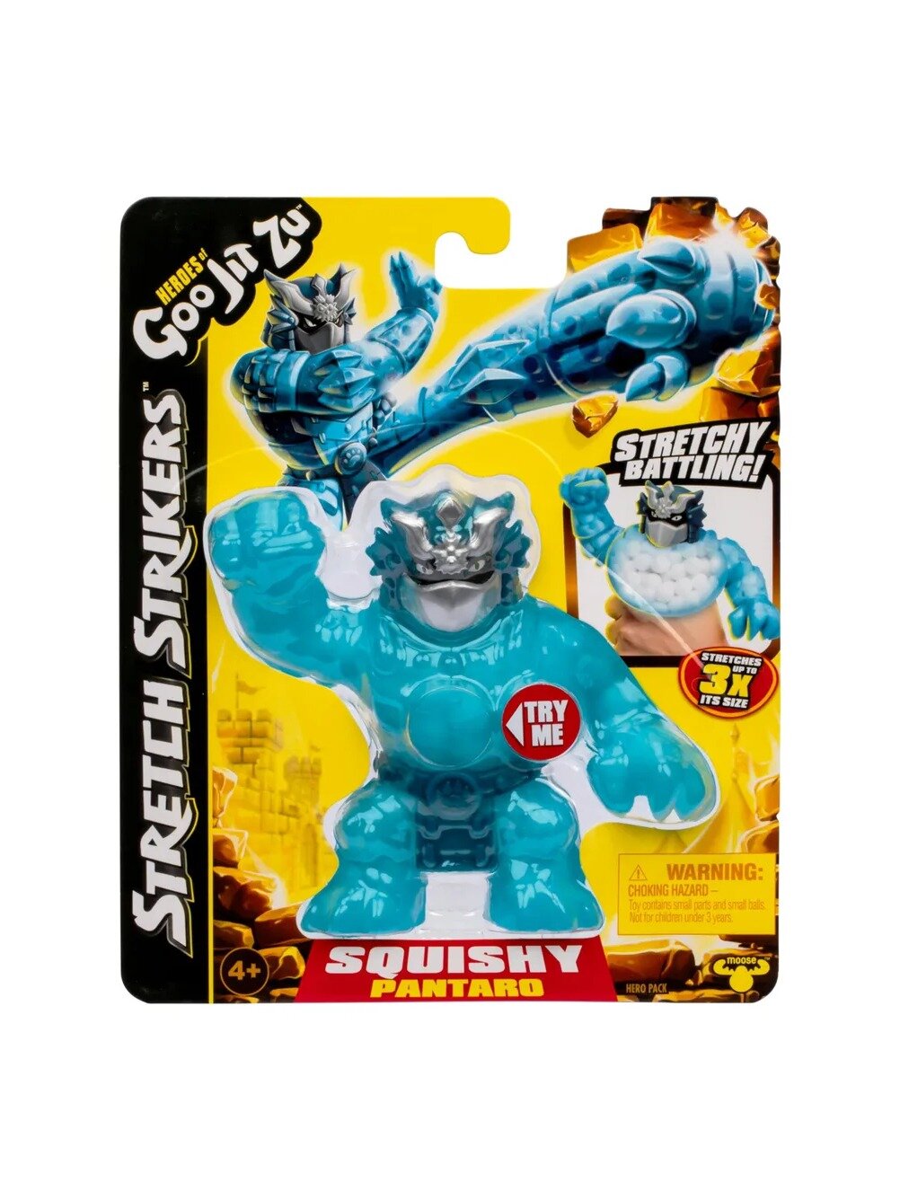 Игрушечная фигурка Heroes of Goo Jit Zu Stretch Strikers Pantaro растягивается в 3 раза