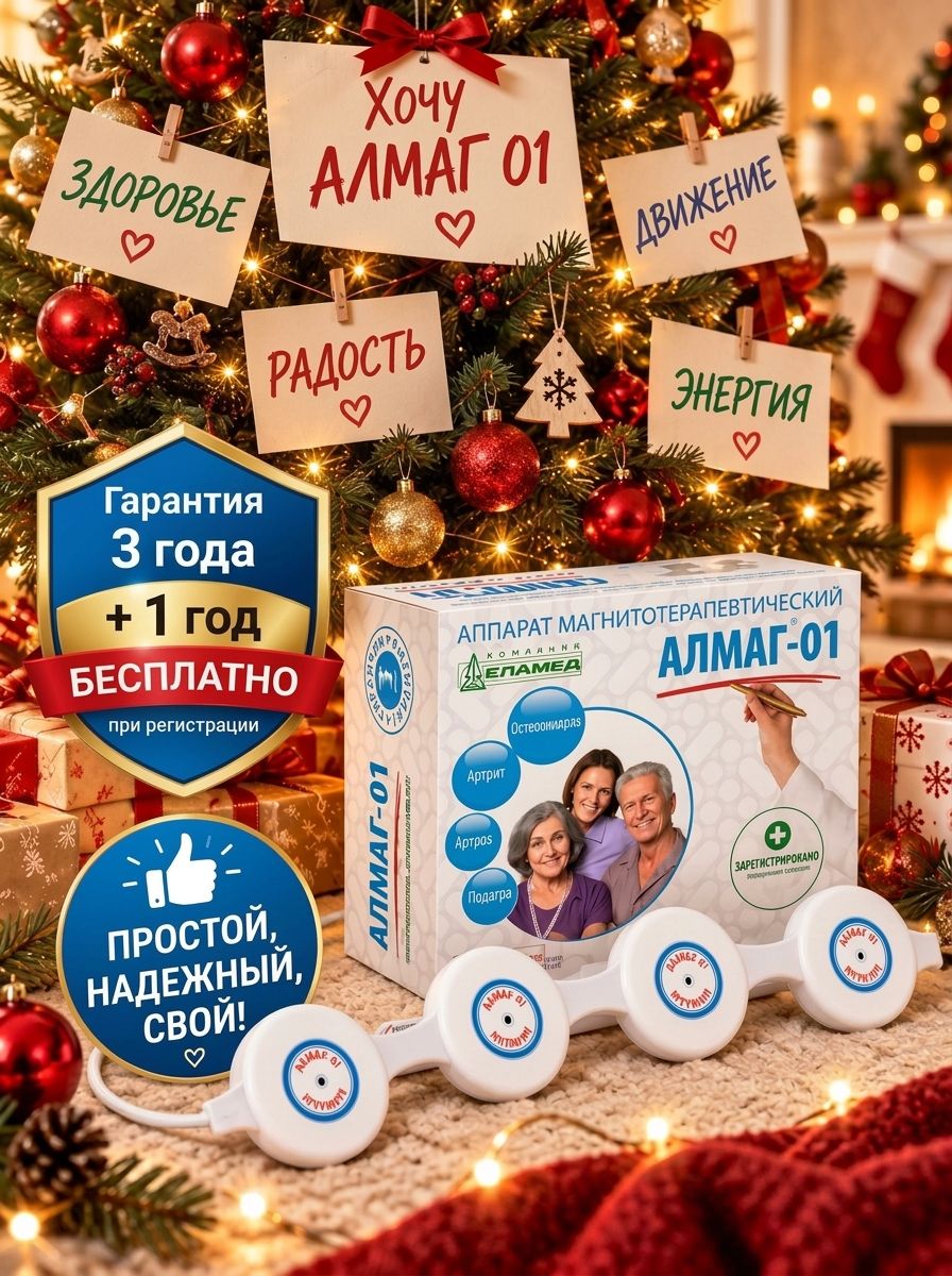 Аппарат магнитотерапевтический медицинский АЛМАГ-01 еламед