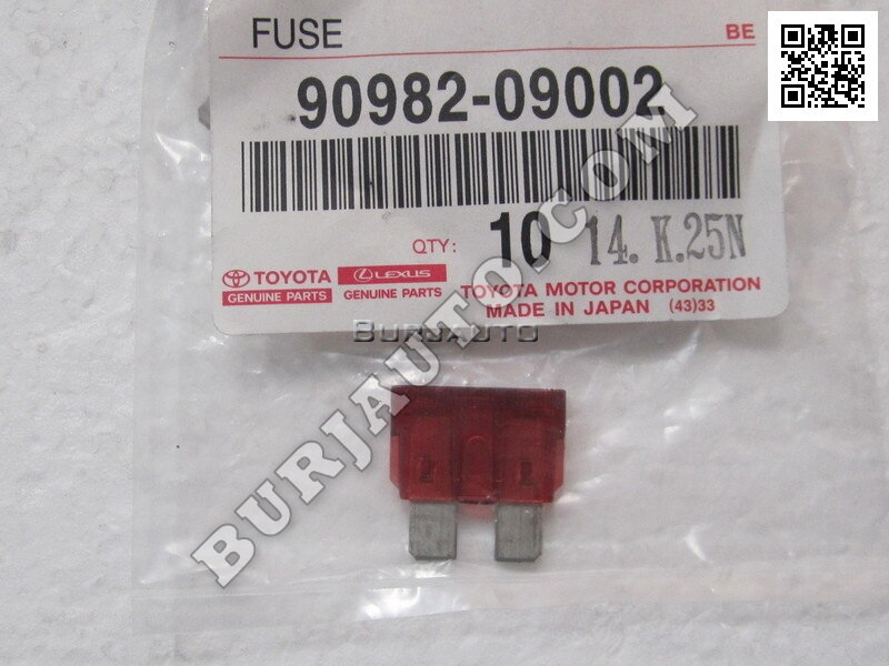 Предохранитель Toyota 90982-09002