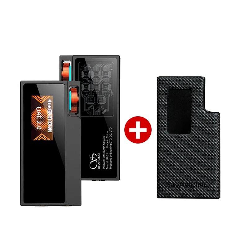 Shanling UA6 II USB DAC AMP, Black and BK case