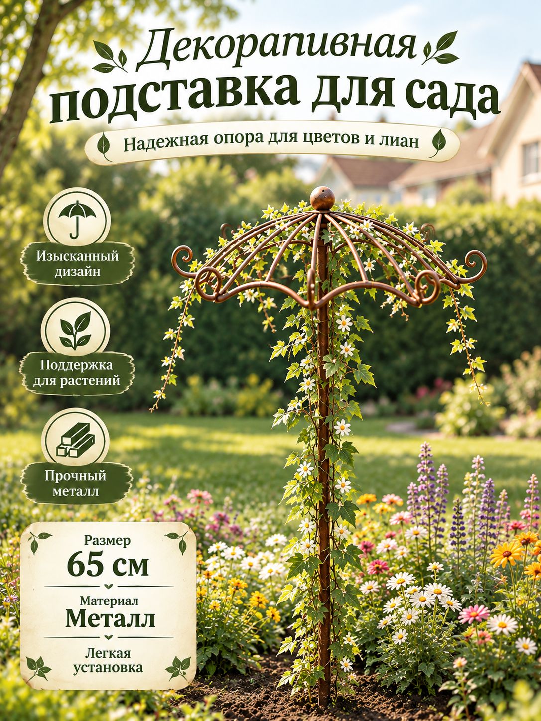 Фигурка садовая
