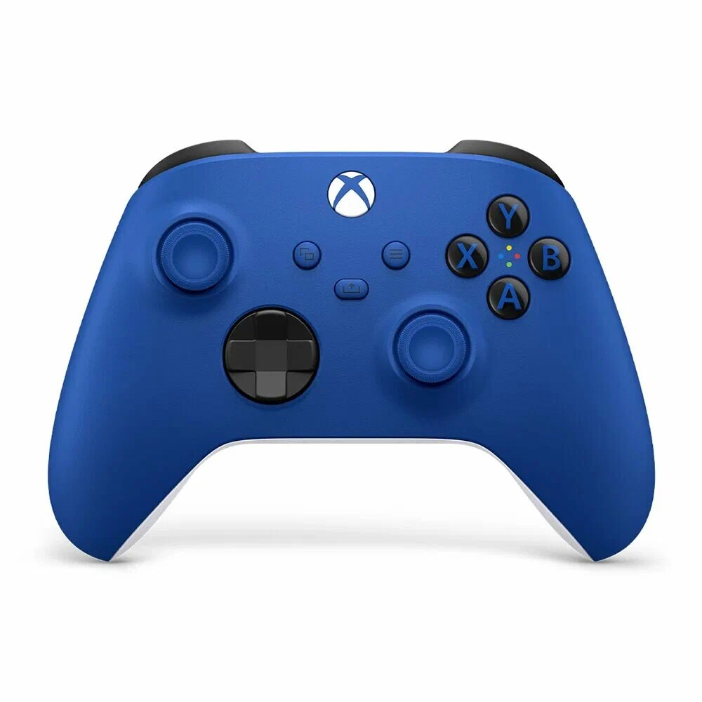 Беспроводной геймпад Xbox синего цвета, оригинальный контроллер для консоли и ПК