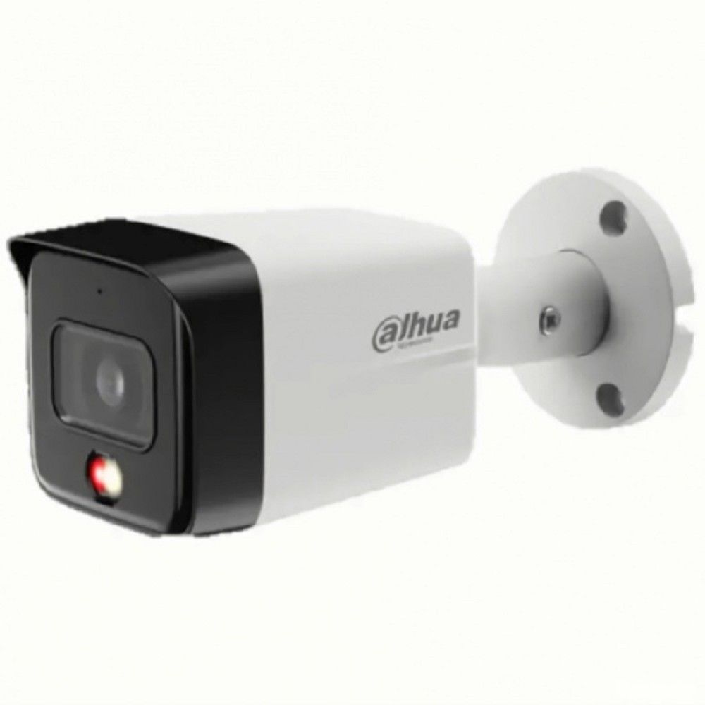 DAHUA DH-IPC-HFW1839TCP-A-IL-0280B-S6 Уличная цилиндрическая IP-видеокамера с ИК-подсветкой до 30м и LED-подсветкой до 30м, 8Мп, 1/2.7” CMOS, объектив 2.8мм, видеоаналитика, IP67