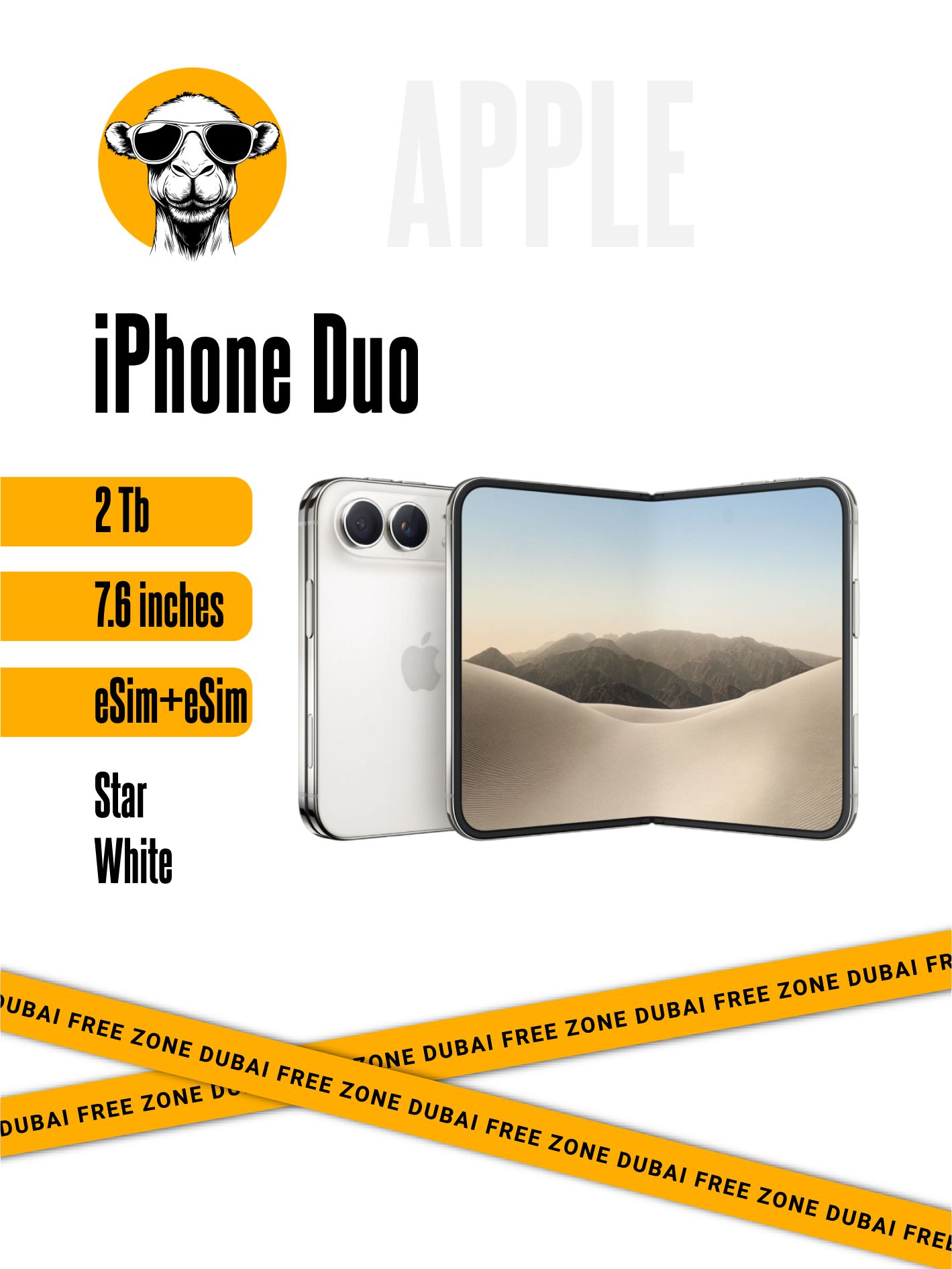 Смартфон iPhone Duo 2TB Star White E-Sim
