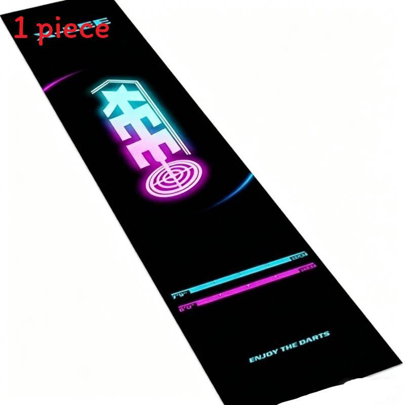 Waterproof crystal velvet dart training mat with easy clean surface for game rooms style f 60x260cm