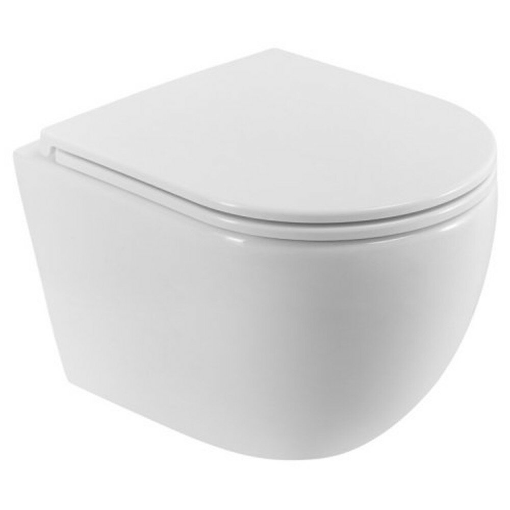 Унитаз подвесной BelBagno Compatto BB003CH-TOR/SC безободковый торнадо