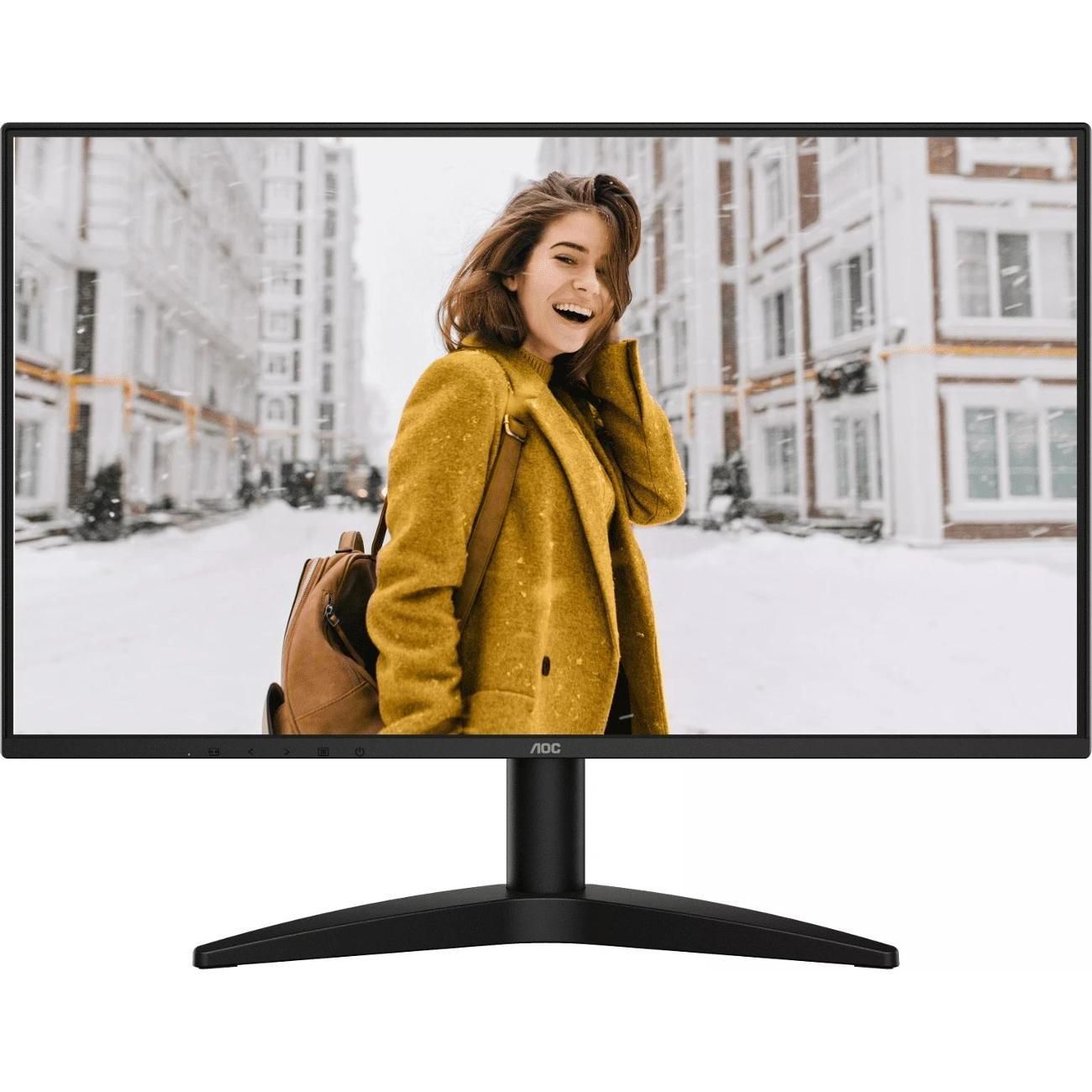 Монитор AOC 23.8" 24B36H черный IPS LED 16:9 HDMI матовая 1500:1 300cd 178гр/178гр 1920x1080 120Hz VGA FHD 2.4кг