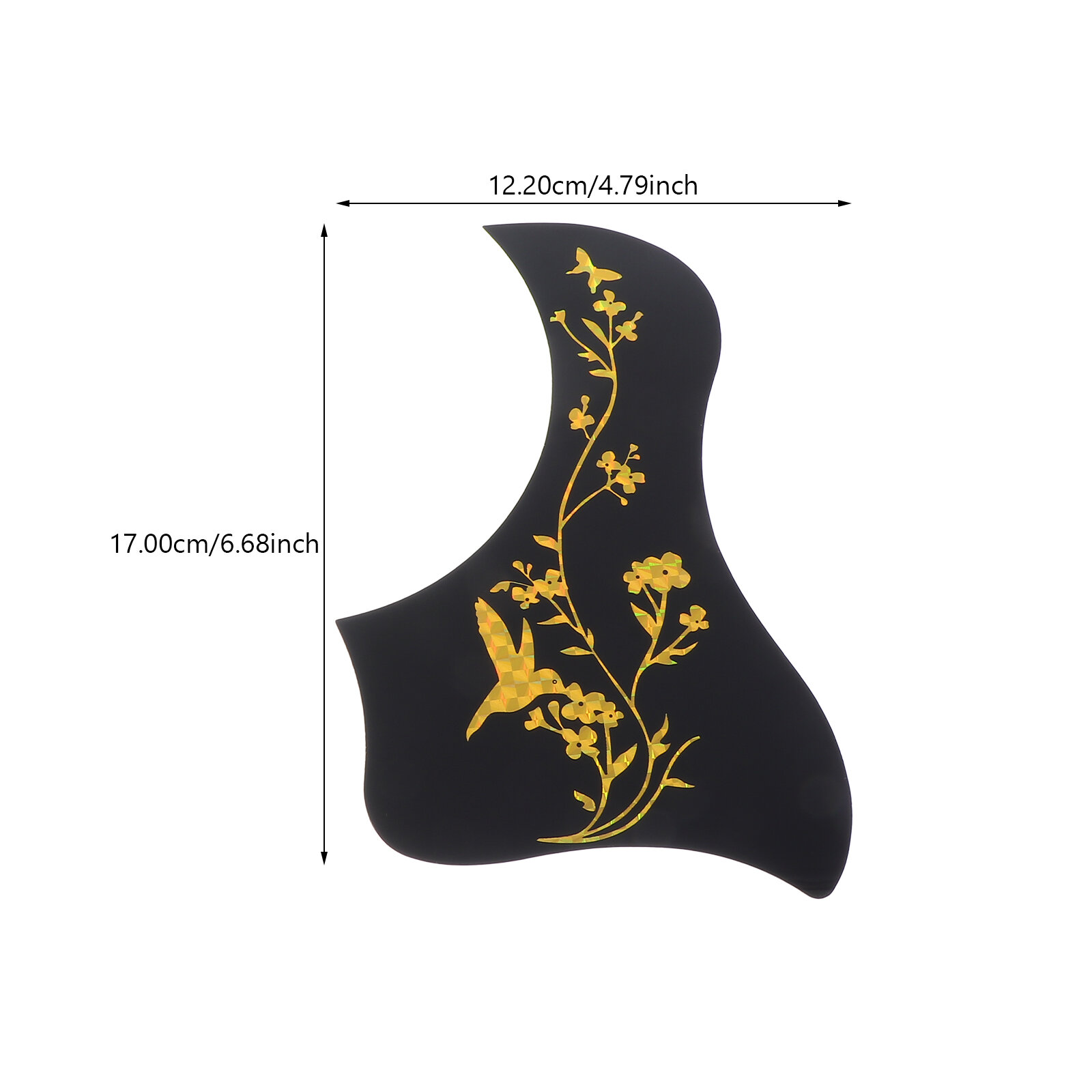 2 Шт Надёжные Стикер Наклейки Для Гитары Pickguard Защита От Царапин 17X12 2X0 01Cm