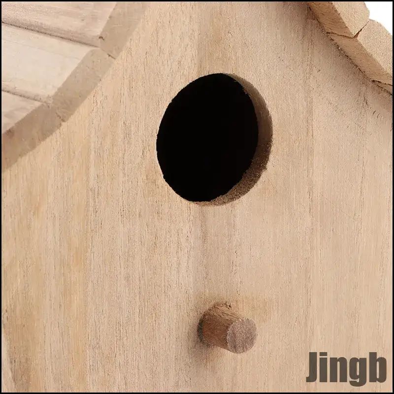 Скворечник Hird House, деревянный домик для птиц, размеры 18x14x13 см, подвесной тип установки, декоративный дизайн для — фото 1