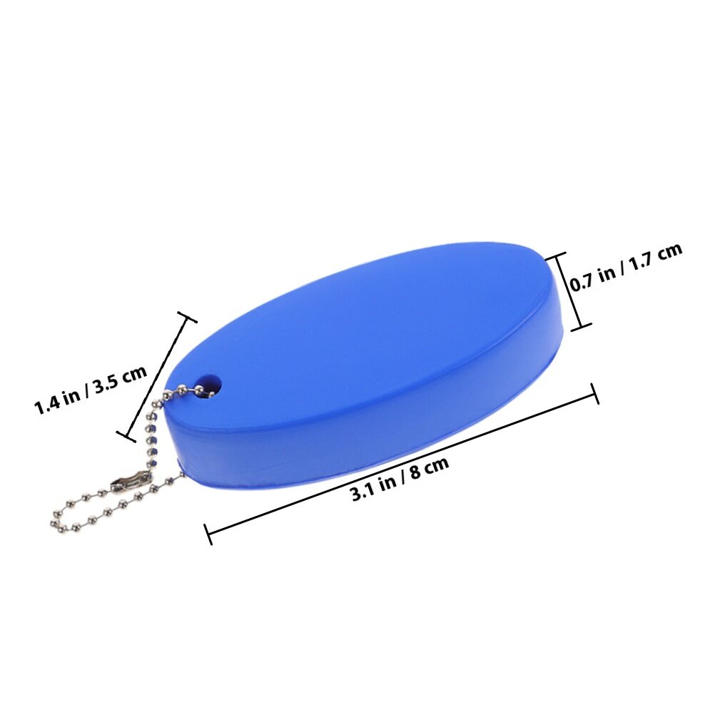 4 Штуки Плавающие Ключницы Для Водных Видов Спорта Синие 8.00X3.50X1.70Cm