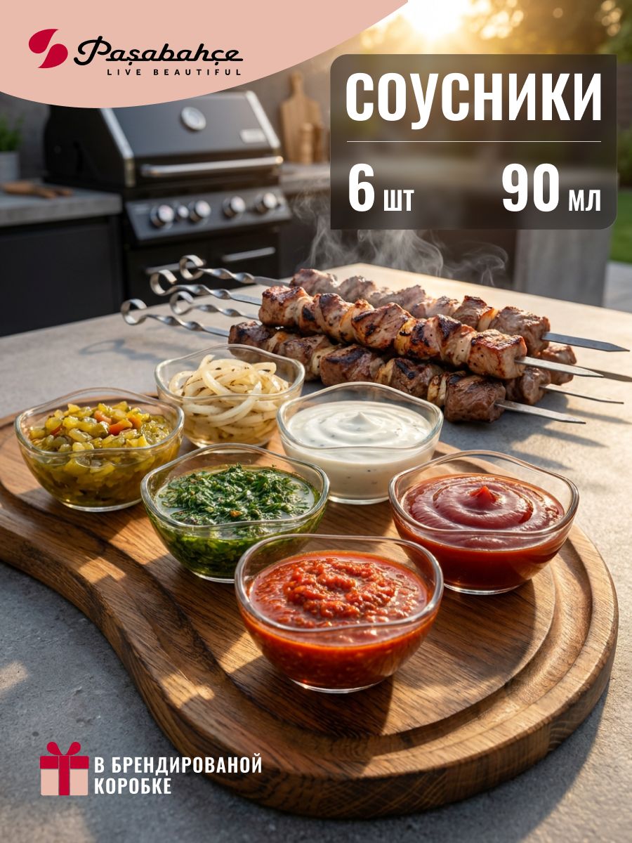 Соусник 8см 90мл Тоскана, набор 6шт