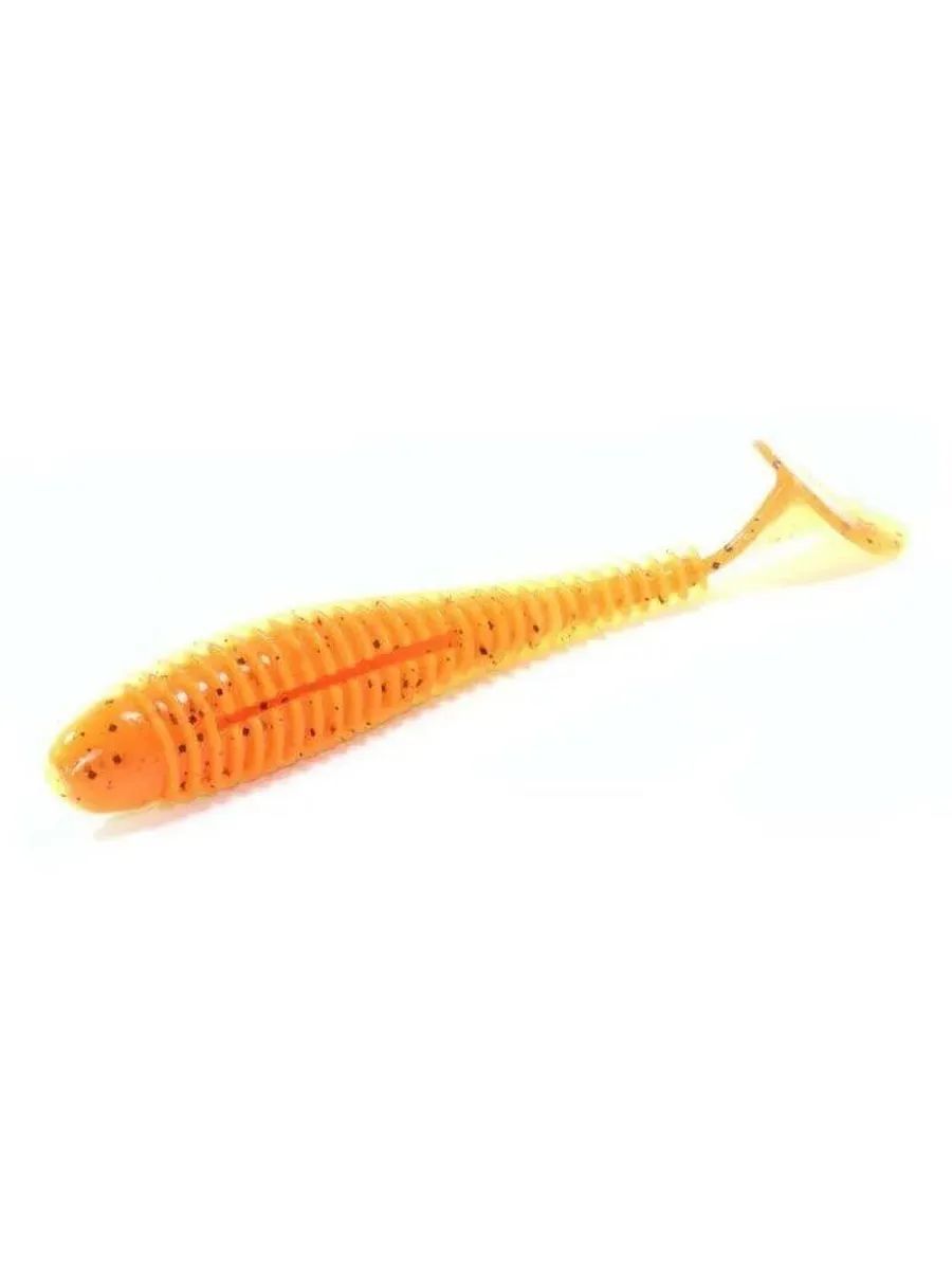 Силиконовая приманка Keitech Swing Impact Fat 3.3 EA13S Spicy Mustard PP/Blue FLK