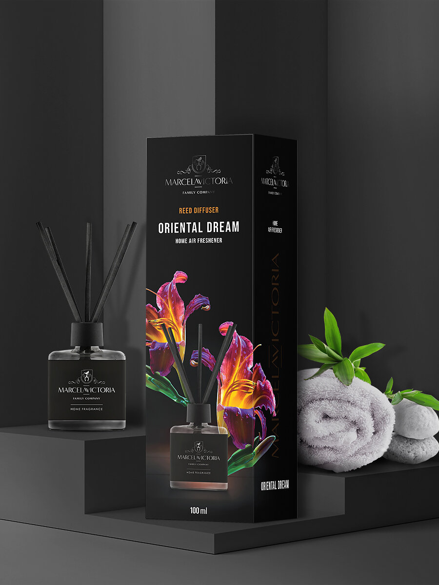 Ароматизатор TASOTTI (на панель приборов) REED DIFFUSER ORIENTAL DREAM