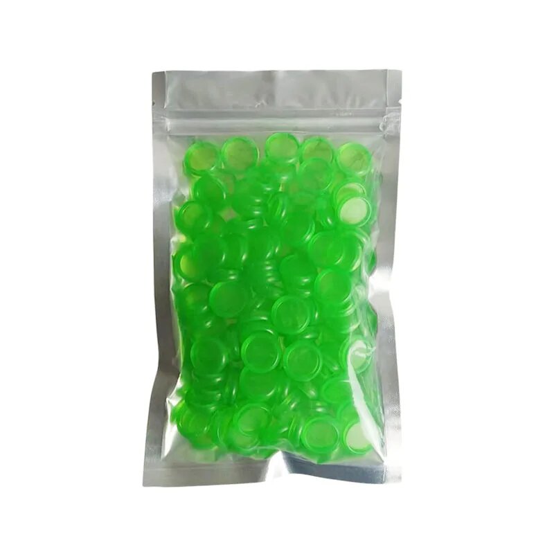 Переплетные кольца пластиковые LZN 100 шт. 15/18 мм Зеленый, Trans green 18mm