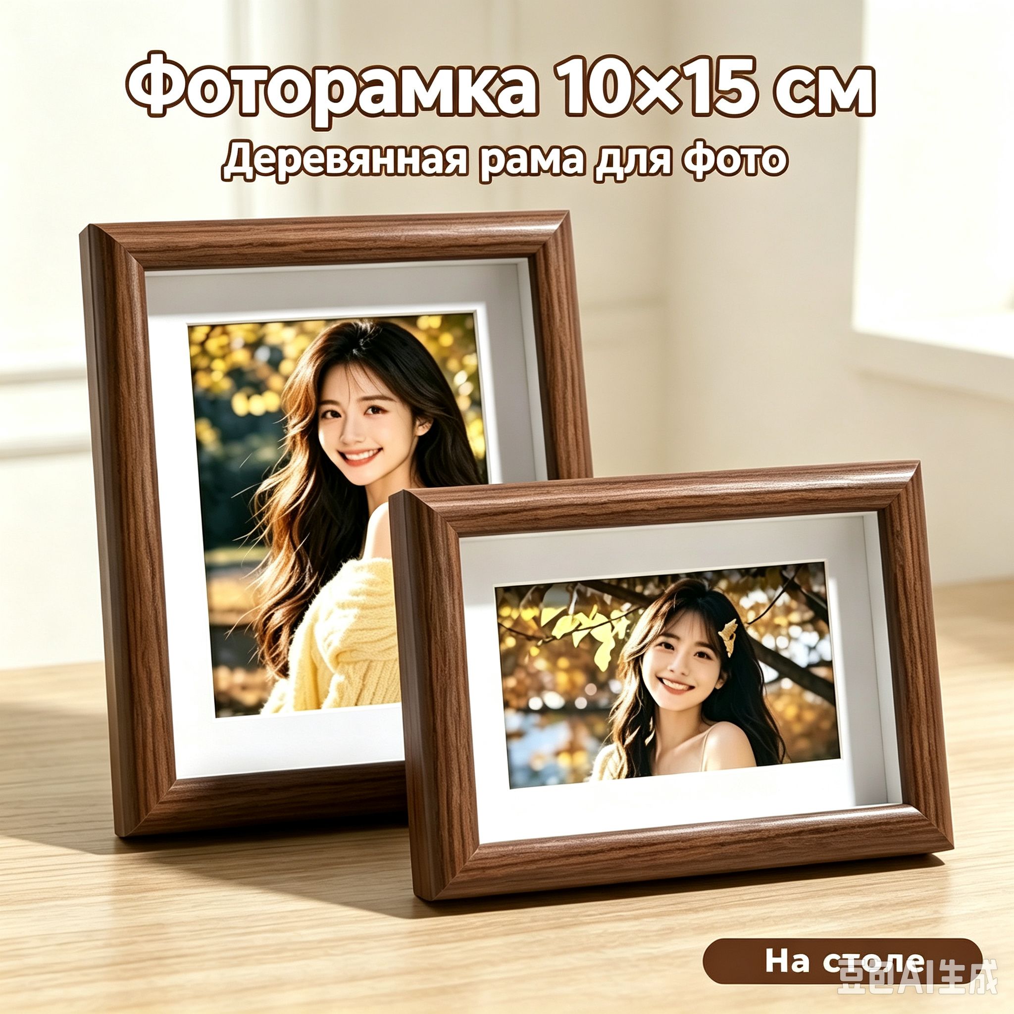 Фоторамка, 1 фото, Артикул: 5605524621, Стандартный размер фото: 10x15
