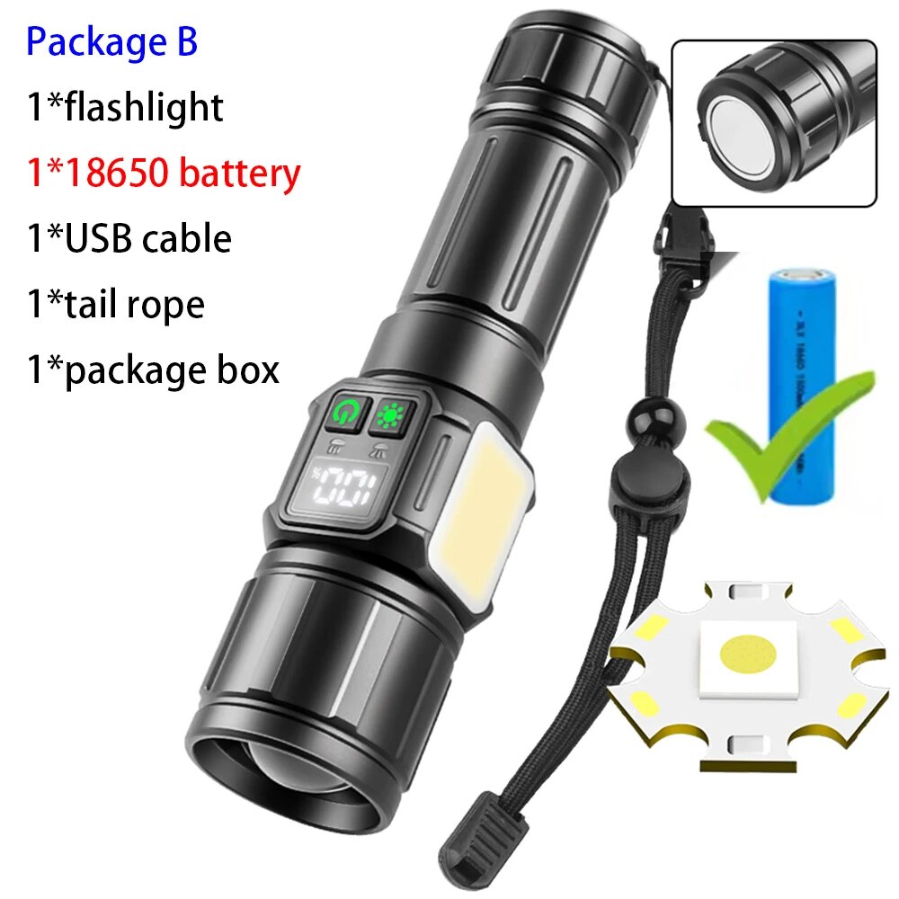 Тактический фонарь KENSUN алюминиевый B-one 18650 battery