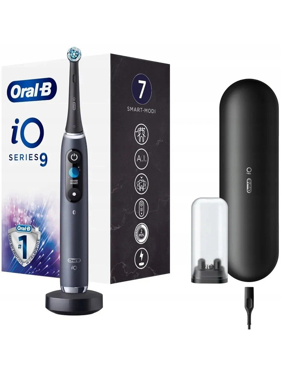 Oral-B Электрическая зубная щетка iO Series 9N Black Onyx, стандартное исполнение