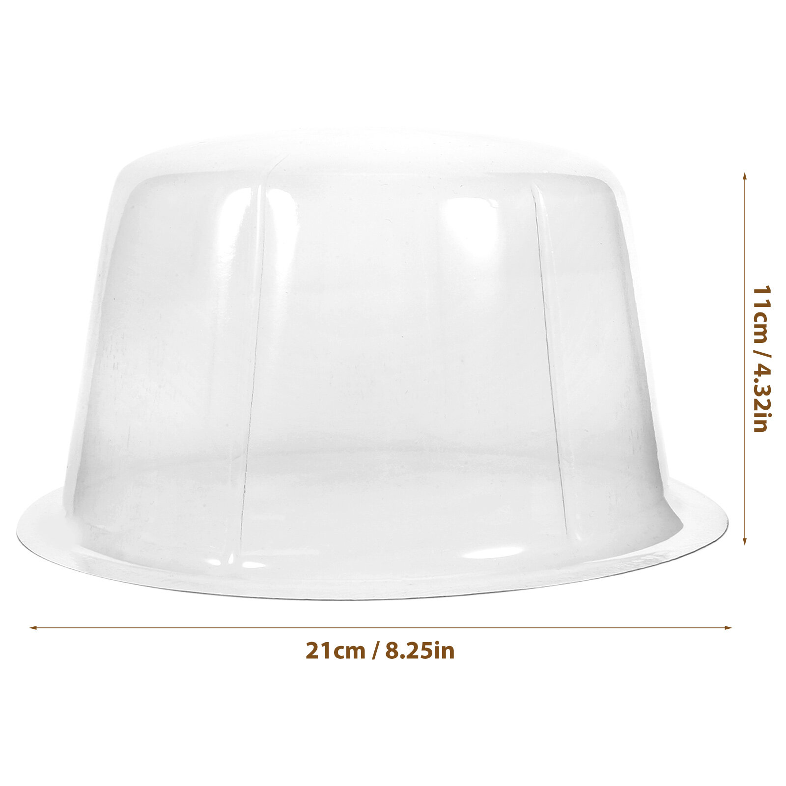 Держатель Для Шляп Внутренняя Поддержка 10 Штук Прозрачный 21X11Cm